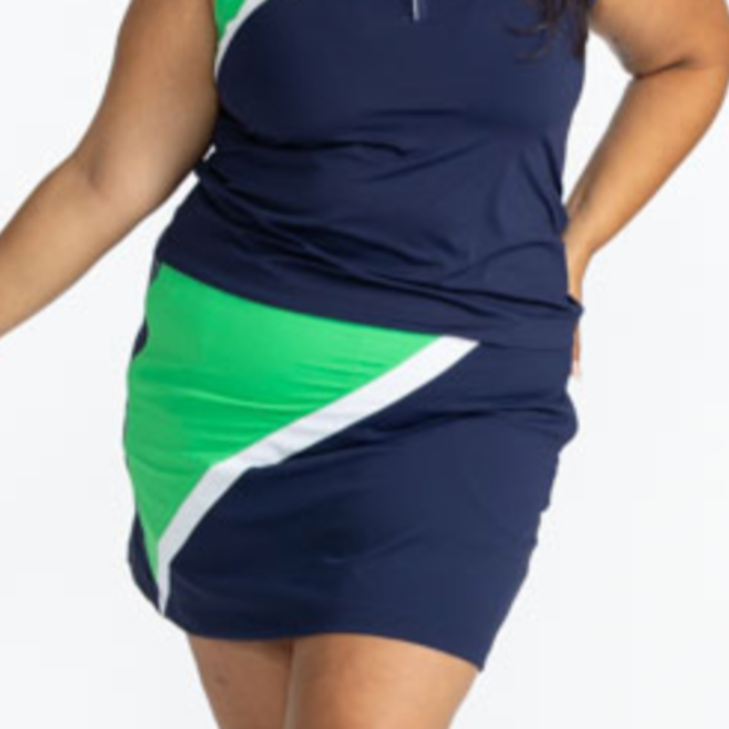 Kinona Tend the Flag Skort - Navy/Green – Open Court