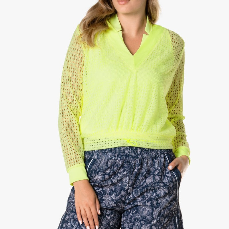 Lucky In Love Tre Chic Pullover - Lemon Frost – Open Court