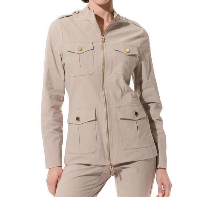 MDC Women's 4-Way Stretch Army Jacket - Beige/Taupe – Open Court