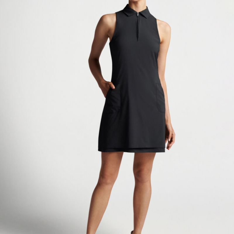Peter Millar Carner Sport Dress - Black – Open Court